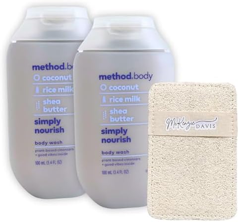 Amazon.com : Method Body Wash, Simply Nourish, 3.4 Ounces Travel Size ...