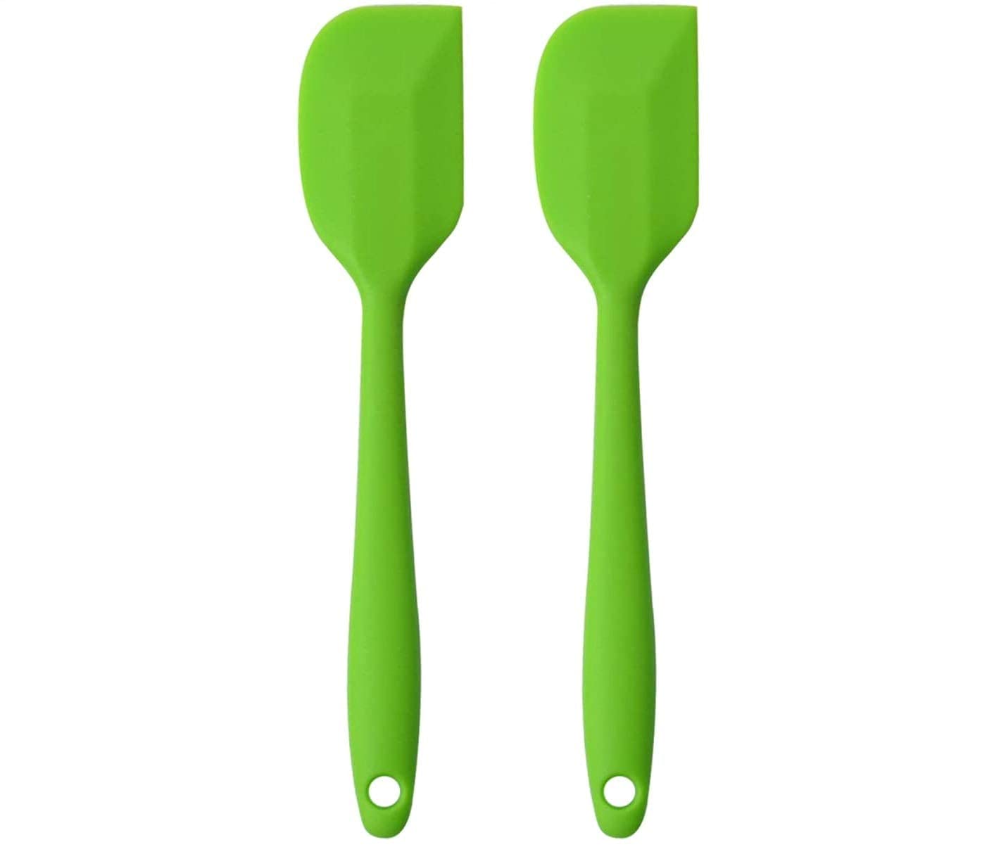 Buy FS COOL Set of 2 -Silicone Spatulas,Rubber Spatula with Solid ...