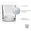 Amazon.com: BenShot Golf Ball Rocks Glass - 11oz | Made in the USA [Set ...