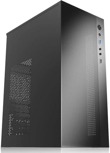 Amazon.com: Micro ATX PC Case, High Airflow,Mesh Front,Support MATX ...