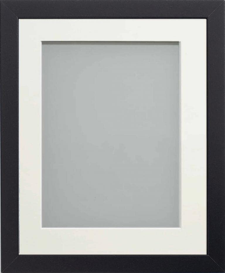 Frame Company Allington Black Photo Frame with Off-White Mount, A4 for ...