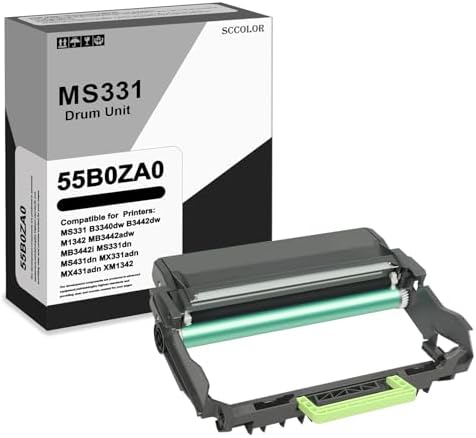 Amazon.com: 55B0ZA0 Black Imaging Unit Replacement for Lexmark 55B0ZA0 ...