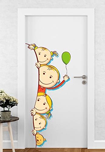 DivineDesigns Vinyl Little Cute Kids Door Cartoon Animated Poster 3D ...