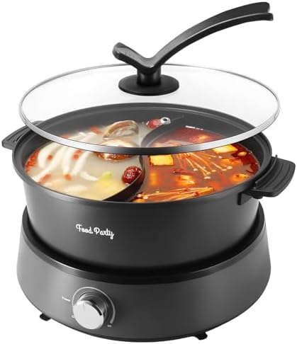 Sonya Shabu Shabu Hot Pot Electric Mongolian Hot Pot W Divider