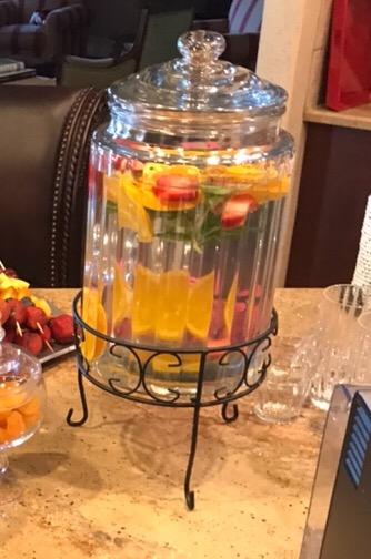 Amazon.com | Palais Glassware Strie Beverage Dispenser - Decorative ...