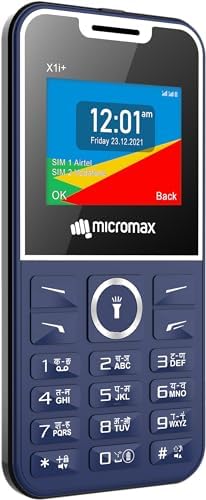 Micromax All-New X1i Smart Dual Sim Keypad Phone | Big 2.4" Display ...