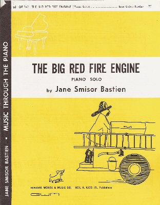 The Big Red Fire Engine (Piano Solo): Jane Smisor Bastien: Amazon.com ...