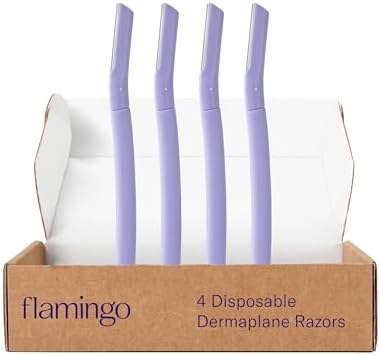 Amazon.com: Flamingo Dermaplane Razors, 4 Single Blade Disposable ...