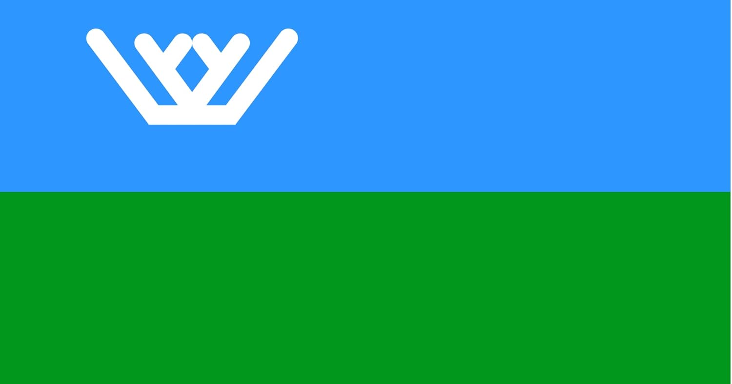 Amazon.com : DIPLOMAT-FLAGS Khanty-Mansi Autonomous Okrug?Yugra Flag ...