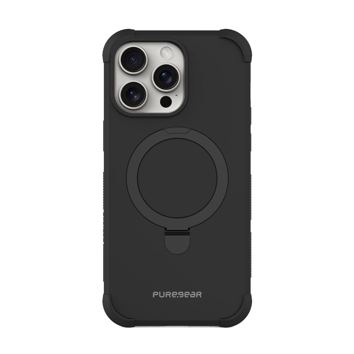 Amazon.com: PureGear DualTek Magnetic Phone Grip Case for iPhone 15 Pro ...