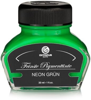 OCTOPUS Highlighter Ink for Fountain Pen, Fluorescent Neon Ink for ...