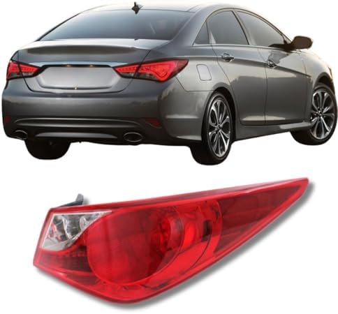Amazon.com: UPPARTS Tail Light For 2011 2012 2013 2014 Hyundai Sonata ...