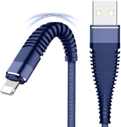 Phone Charger 5 Pack 2m(6ft) Cable Phone Charging Syncing Cord Charger ...