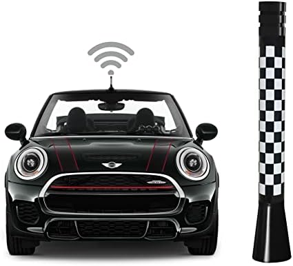 Amazon.com: 3 Inch Checkered Flag Short Antenna for BMW Mini Cooper ...