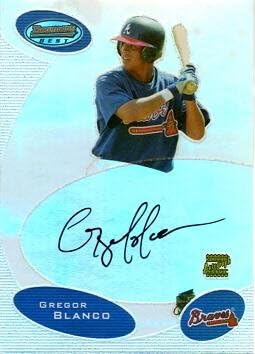 2003 Bowman's Best Baseball #BB-GB Gregor Blanco Autograph Rookie Card ...