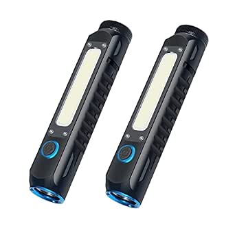 lidefox Flashlight Rechargeable Magnetic LED Flashlight 500LM Super ...