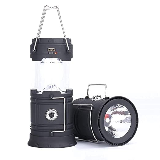 Hersol Rechargeable Solar and Charging LED Lantern Light, Portable ...
