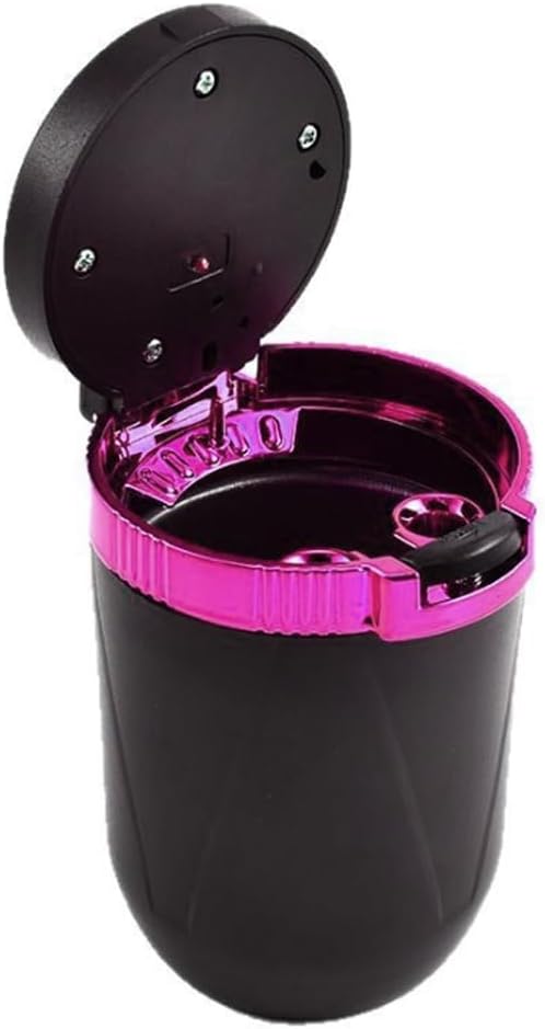 Amazon.com: Car Ashtray with Lid Smell Proof,Stylish Portable Smokeless ...