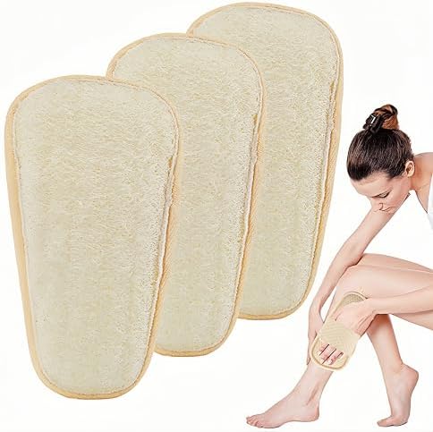 Amazon.com: Natural Loofah Sponge (4 Packs), 6“ Natural Loofah ...