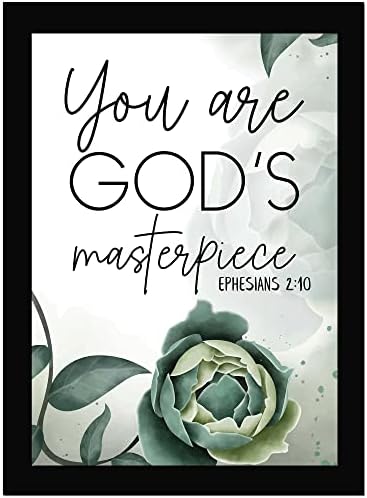 AR Creative You Are God's Masterpiece - Bible Verse Wall Photo Framed ...