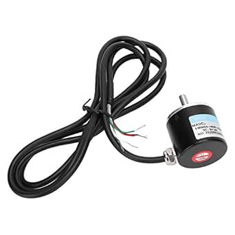 Encoder, Encoder AB 2 Phase Incremental Rotary Encoder, DC 5 to 24V ...