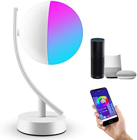 ALANTOP Smart Desk Lamp 2 Pack with WiFi APP Control Compatible with ...