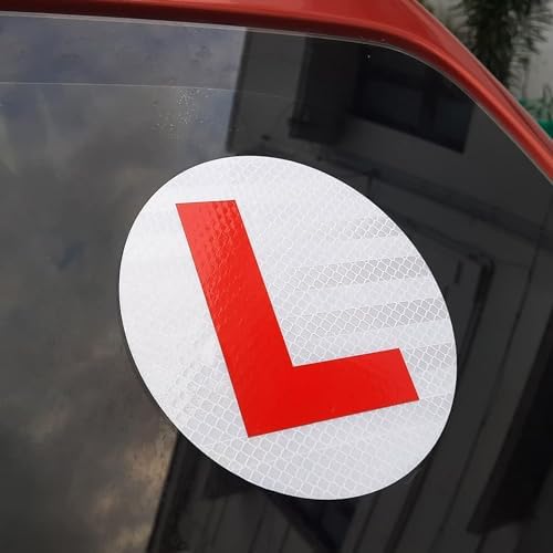 SIGNOOGLE Reflective L Board Learner Driver Car Sticker For Window ...