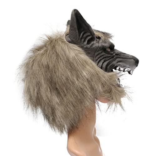 STOBOK Werewolf Costume 1 Set of Werewolf Mask Gloves Wolf Head Mask ...