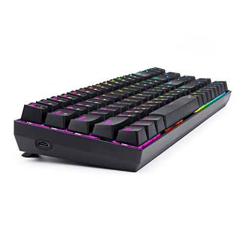 Redragon K627 Pro Teclado mecánico para juegos RGB LED retroilum