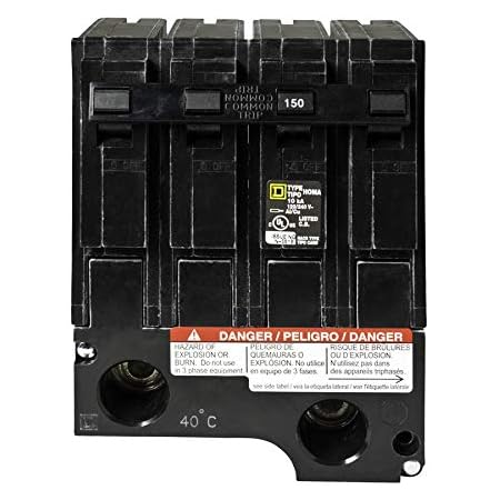Homeline Plug-on Circuit Breaker HOM2150BB Branch 150 AMP UL Approved ...
