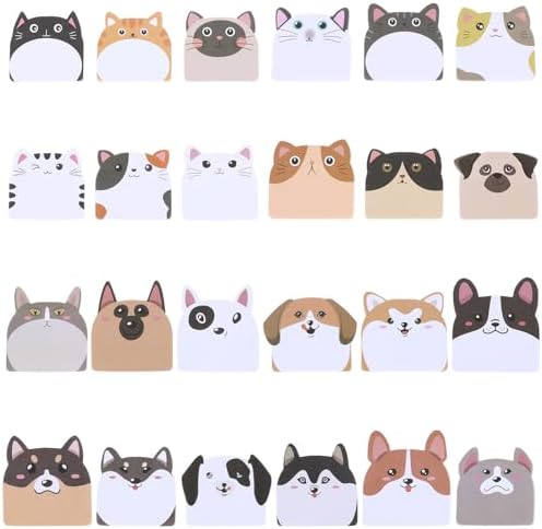 Amazon.com : LLOUSSAK Cute Sticky Notes - 24 Packs, 720 Sheets, Fun ...