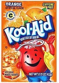 Amazon.com : Kool-Aid Soft Drink Mix - Orange Unsweetened, Caffeine ...