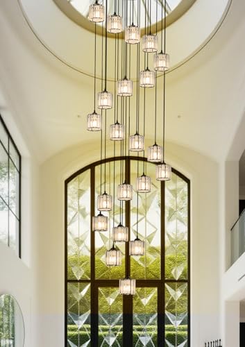 Best Long Chandeliers for High Ceilings to Elevate Foyers and Living ...