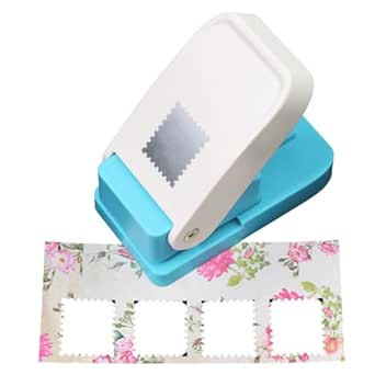 Amazon.com: Square Hole Punch, Portable Postage Stamp Hole Puncher ...