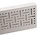 Accord ABBBWHB18 Baseboard Register with Wicker Design, 18-Inch(Duct ...