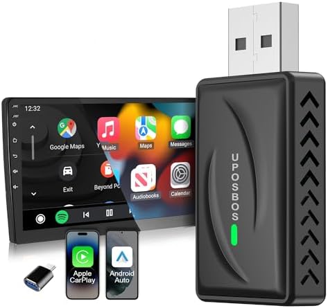 Amazon.com: MSXTTLY Wireless Carplay Adapter & Android Auto Wireless ...