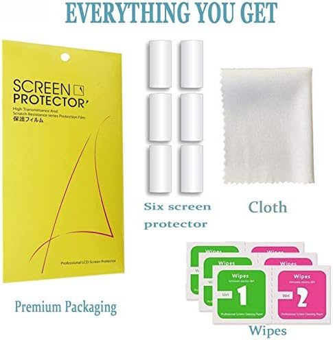 Compatible for TIMMKOO Q3E MP3 Player Screen Protector, Blueshaweu [6 ...