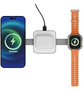 ZEBRONICS MAGBOOST 3 in 1 Foldable Magsafe Compatible Wireless Charging ...