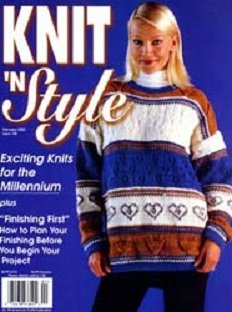 Amazon.com: KNIT 'N STYLE Magazine February 2000 No. 105 (Knit N Style ...