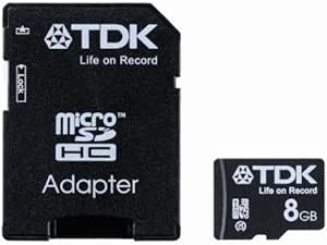 Amazon | 【Amazon.co.jp限定】TDK microSDHCカード 8GB Class10 (5年保証) [フラストレーションフリーパッケージ (FFP)] T ...