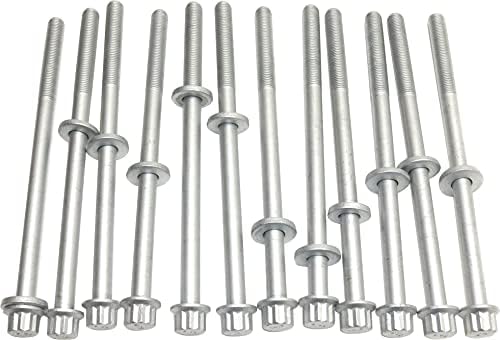 Amazon.com: Garage-Pro Cylinder Head Bolt Set of 12 Compatible with ...