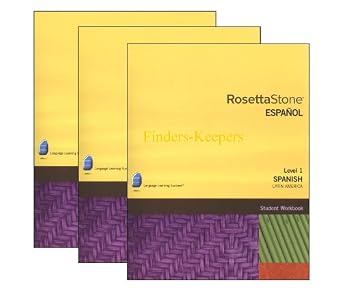 Rosetta Stone Spanish Levels 1, 2 & 3 Workbooks: Rosetta Stone: Amazon ...