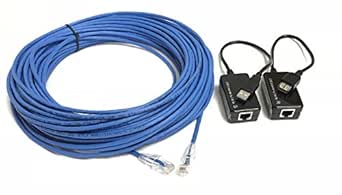 40 Foot USB 1.1 A/A Extension Kit Over Plenum Cat5e Sold by Custom ...