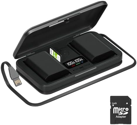 Amazon.com: llano NP-FZ100 Camera Battery 18W Fast Dual USB C Charger ...