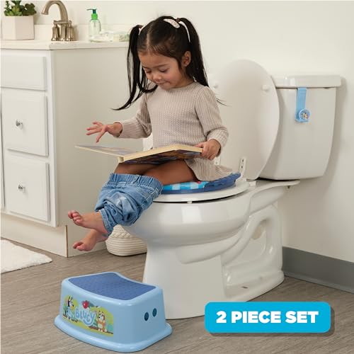 Snapklik.com : Bluey 2 Piece Essential Potty Training Set - Soft Potty Seat