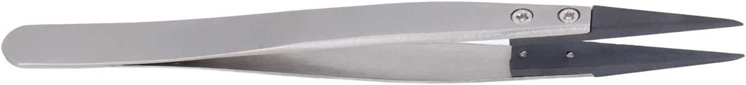 Carbon Fiber Plastic Tweezers, Pointed Tip Tweezers Static Proof High ...