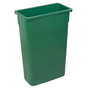 Carlisle FoodService Products Trimline Large Trash Can, Durable Plastic ...
