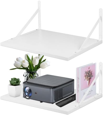 Amazon.com: AREAJD Projector Wall Mount Shelf - Floating Shelf with ...