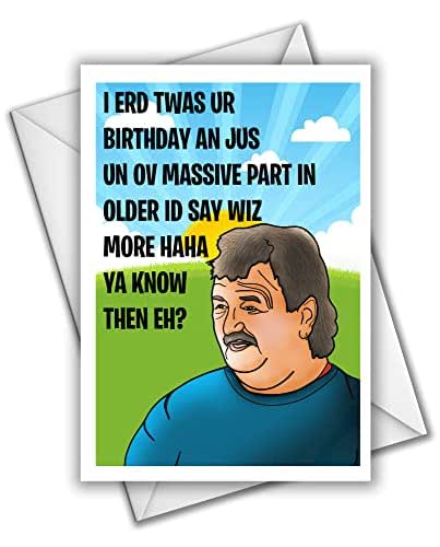 Gerald Cooper Birthday Card | Funny Card | confusing speech, nonsense ...