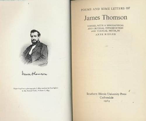 Buy Poems and Some Letters of James Thomson (Centaur Classics) Book ...